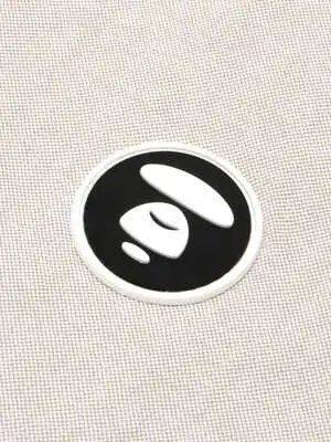 AAPE BY *A BATHING APE Moonface-embroidered Cotton Shirt