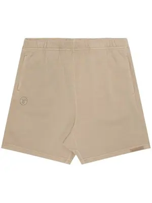 AAPE BY *A BATHING APE Logo-embroidered Cotton Shorts