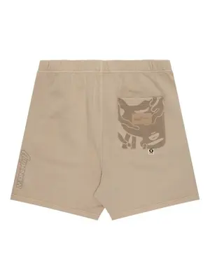AAPE BY *A BATHING APE Logo-embroidered Cotton Shorts