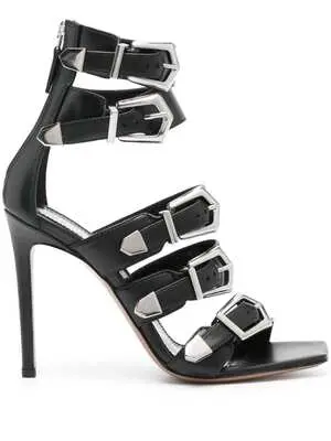 Paris Texas Ursula 105mm Buckled Sandals - Black