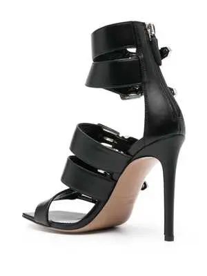 Paris Texas Ursula 105mm Buckled Sandals - Black