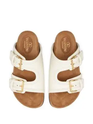 Valentino Garavani 30mm Fussfriend Sandals - White