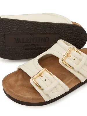 Valentino Garavani 30mm Fussfriend Sandals - White