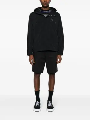 Maison Kitsuné Chillax Fox Hooded Windbreaker - Black