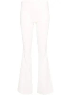COURREGES Heritage Low-rise Bootcut Trousers - White