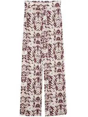 Patrizia Pepe Abstract-print Trousers
