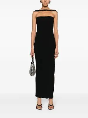 COURREGES Hyperbole 90's Maxi Dress - Black