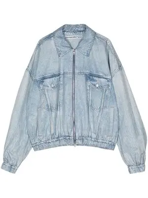 Alexander Wang Zip-up Denim Jacket
