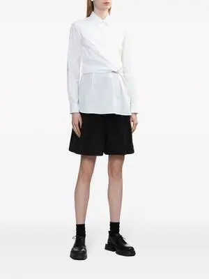 JUUN.J Twist-detail Cotton Shirt