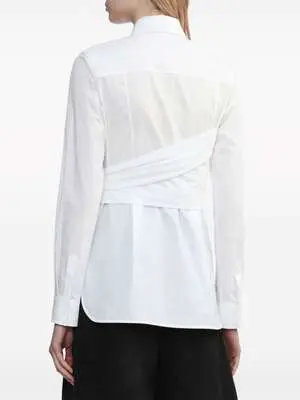 JUUN.J Twist-detail Cotton Shirt