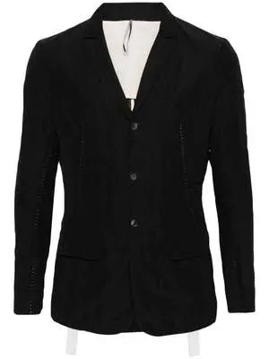 Masnada Contrast-stitching Single-breasted Blazer