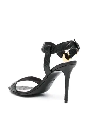 Balmain 100mm Leather Sandals