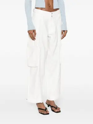 FRAME Wide-leg Cargo Trousers