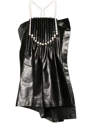 Junya Watanabe Pearl-detail Pleated Blouse
