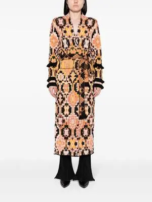 HAYLEY MENZIES Magic Mosaic-jacquard Cotton Duster