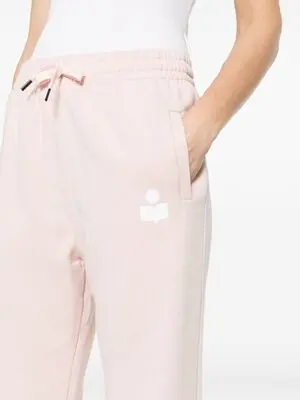 MARANT ETOILE Flocked-logo Track Trousers