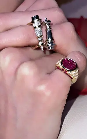 RAINBOW K 14k Yellow Lady Ring