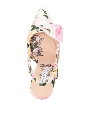Sachin & Babi Lenox 90mm Floral-print Pumps - Pink