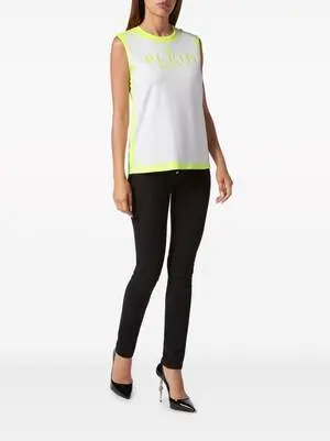 Philipp Plein Logo-embroidered Tank Top