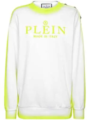 Philipp Plein Logo-embroidered Sweatshirt - White