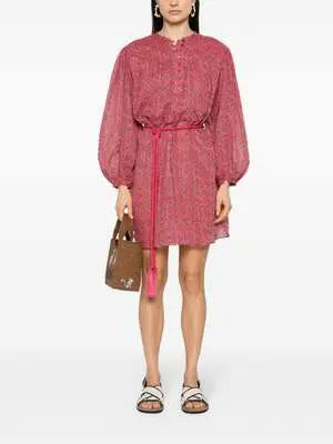 MARANT ETOILE Kildi Floral-print Dress - Red