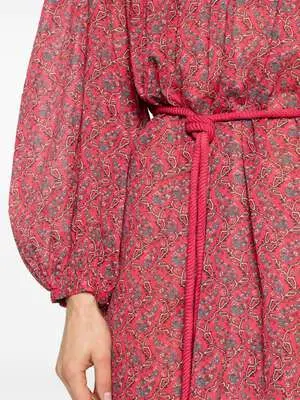 MARANT ETOILE Kildi Floral-print Dress - Red