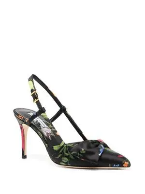 Sachin & Babi Lenox 90mm Floral-print Pumps - Black