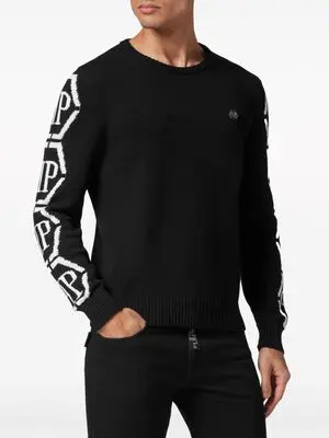 Philipp Plein Monogram Knit Jumper