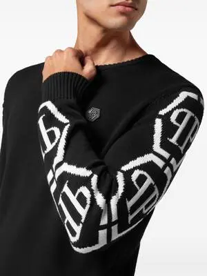 Philipp Plein Monogram Knit Jumper