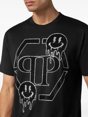 Philipp Plein Smile Rhinestone-embellished T-shirt