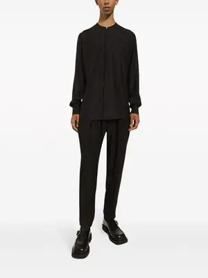 Dolce & Gabbana Logo-print Silk Shirt