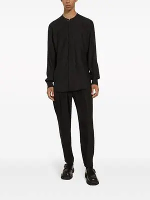 Dolce & Gabbana Logo-print Silk Shirt