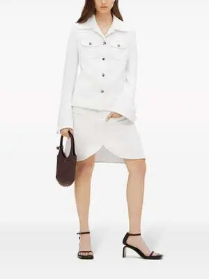 COURREGES Single-breasted Twill Jacket