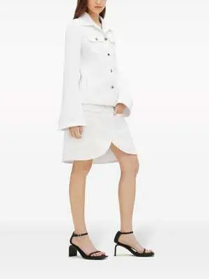 COURREGES Single-breasted Twill Jacket