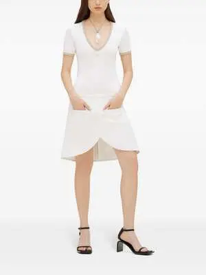 COURREGES Ellipse Mini Skirt - White