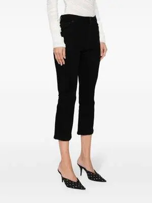 MUGLER Seam-detailed Tapered Jeans - Black