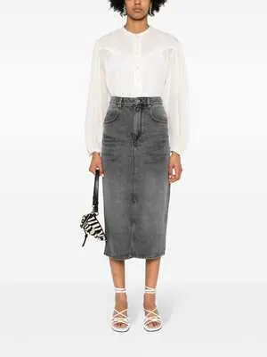Isabel Marant Étoile Tilauria Denim Midi Skirt