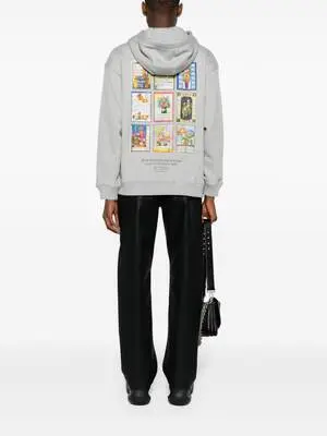 MARINE SERRE Printed Organic Cotton Hoodie
