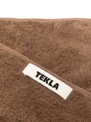 TEKLA Organic-cotton Face Towel - Brown