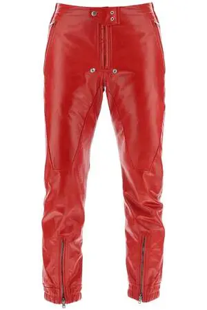 Rick Owens RICK OWENS Luxor Leather Pants - Red