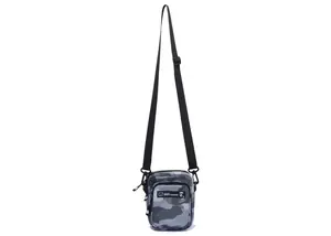 A BATHING APE Honeycomb Camo Mini Shoulder Bag - Grey