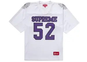 Supreme Spiderweb Football Jersey - Black | Editorialist