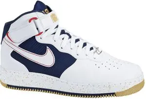 Nike Air Force 1 Mid Supreme Charles Barkley Sneakers - White/midnight Navy Blue
