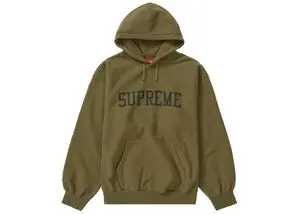 Supreme Varsity Hooded Sweatshirt - Dark Olive