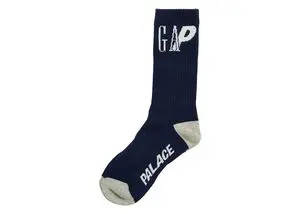 PALACE X Gap Crew Socks - Navy Blue