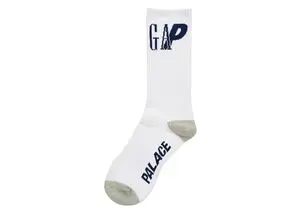 PALACE X Gap Crew Socks - White
