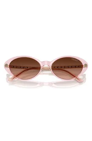 Versace 54mm Oval Sunglasses