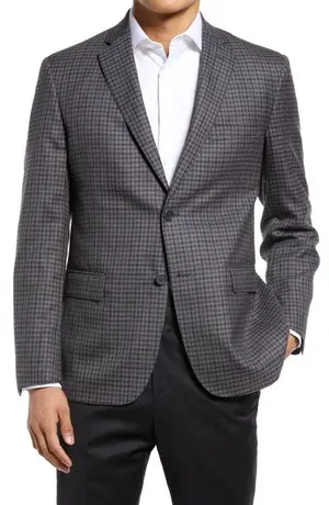 Jb Britches Check Wool Sport Coat