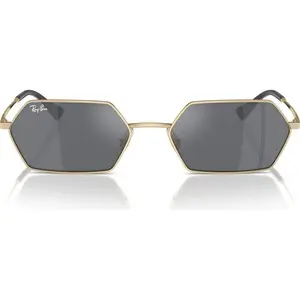 Ray-ban Yevi Octagon Sunglasses - Light Gold