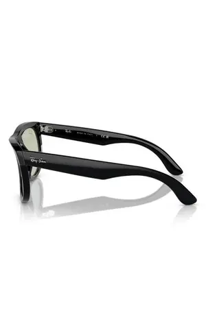 Ray-ban Wayfarer Reverse 53mm Square Sunglasses - Black